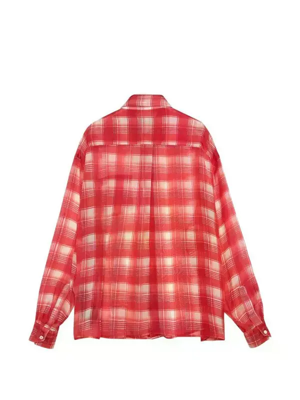 424 Check-pattern Long-sleeve Shirt