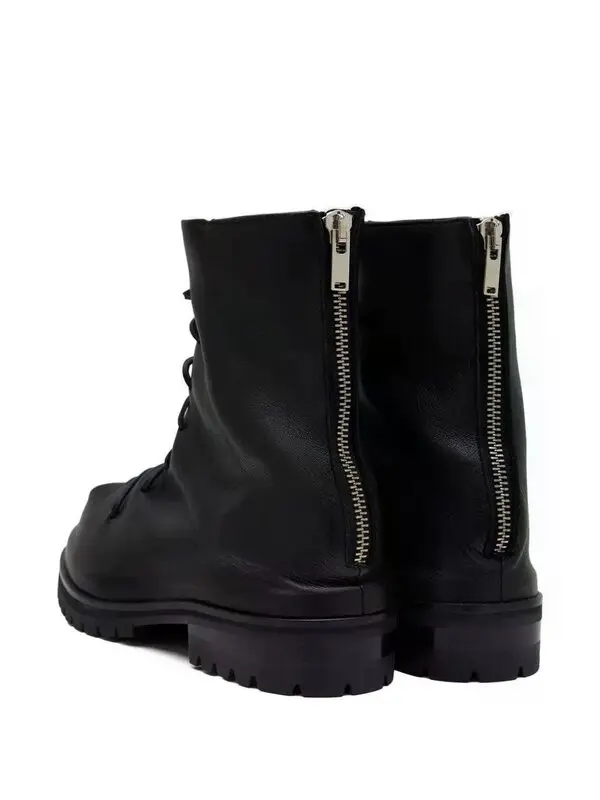 424 Lace-up Rear-zip Boots