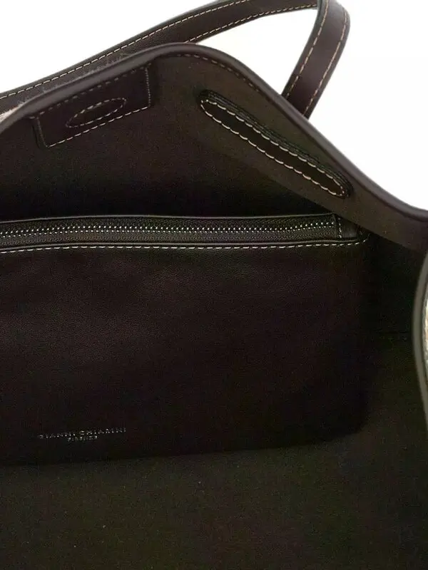 GIANNI CHIARINI Marcella Houndstooth Tote Bag