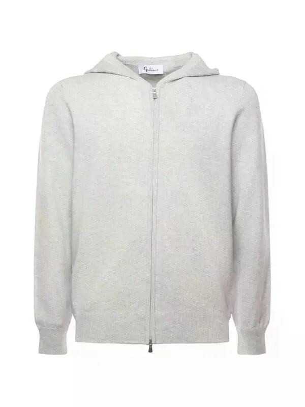 GALIANO Zip-up Knit Hoodie