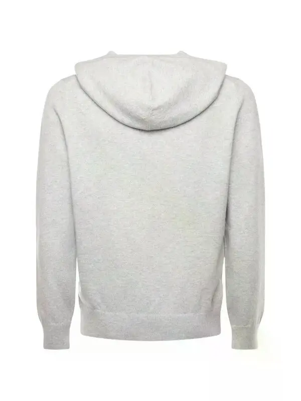 GALIANO Zip-up Knit Hoodie