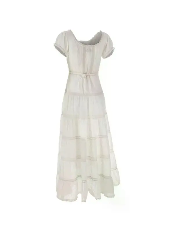 Rixo Broderie Anglaise Lace-trimmed Dress - White