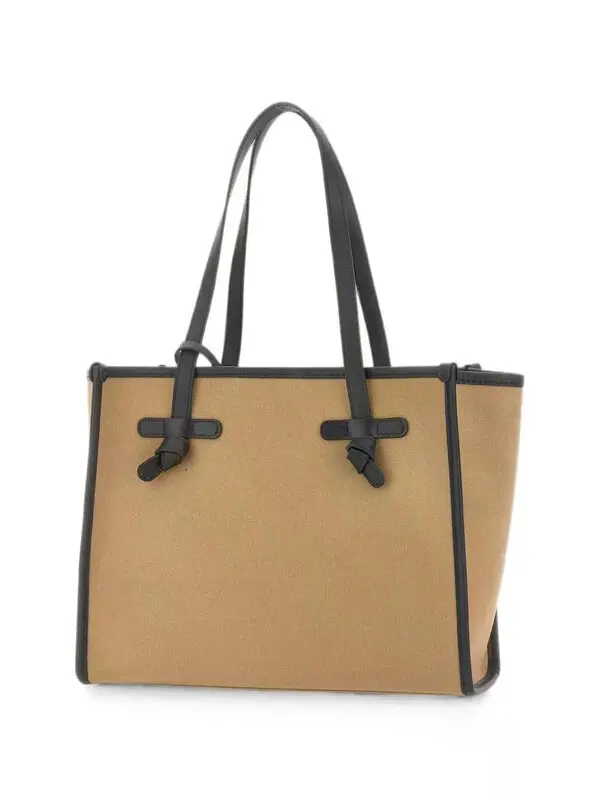 MARCELLA CLUB Leather-trimmed Shoulder Bag