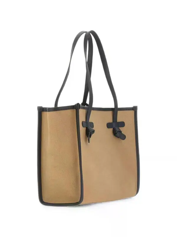 MARCELLA CLUB Leather-trimmed Shoulder Bag