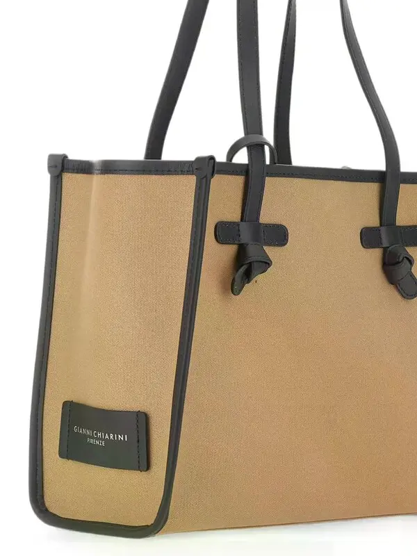 MARCELLA CLUB Leather-trimmed Shoulder Bag