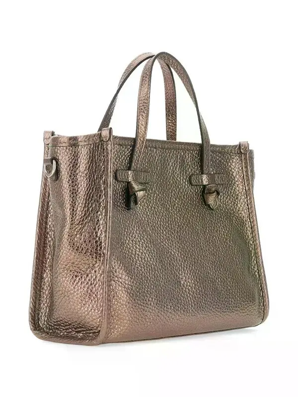 MARCELLA CLUB Large Grained Leather Tote Bag