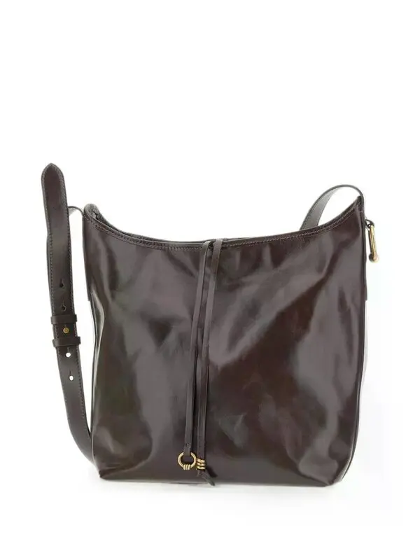 GIANNI CHIARINI Carla Leather Shoulder Bag - Brown