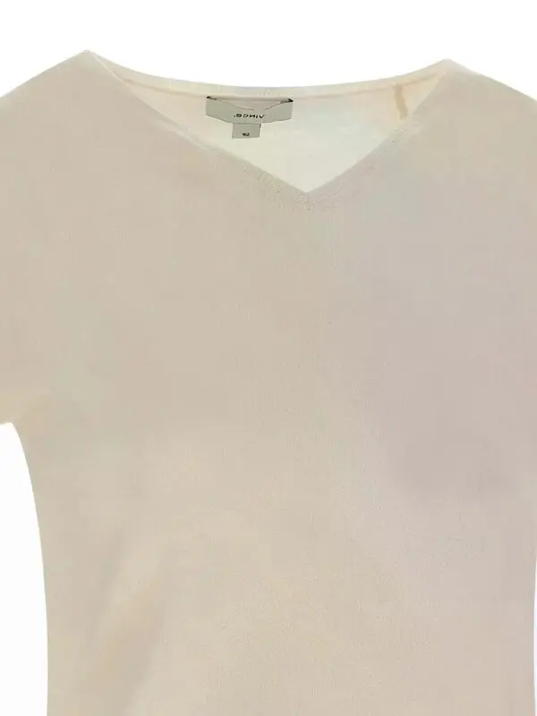 Vince Short-sleeve V-neck Sweater