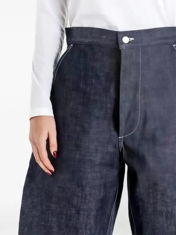 TUKI Type 4 Contrast-stitch Jeans - Blue