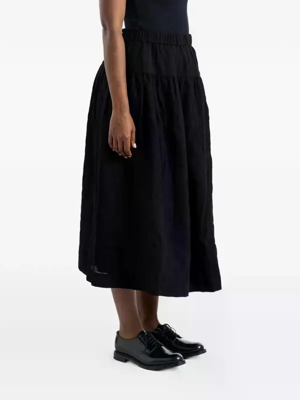 CASEY CASEY Upup Gathered Midi Skirt