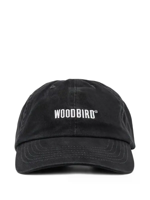 WOODBIRD Logo Embroidered Cotton Cap