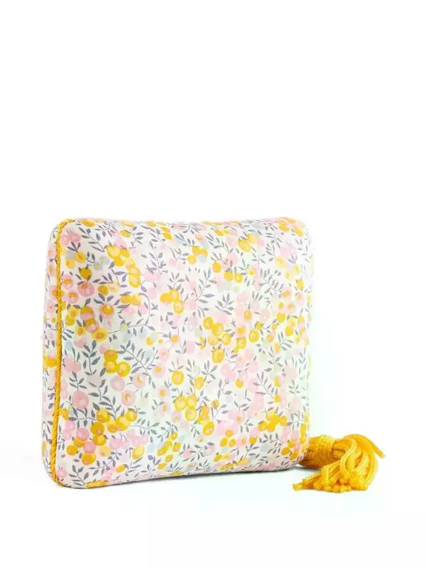 Sophie Bille Brahe Sonya Floral-print Jewellery Box - Yellow