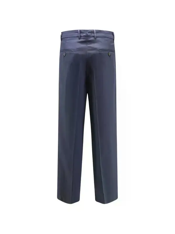 AMARANTO Pleated Wide-leg Trousers
