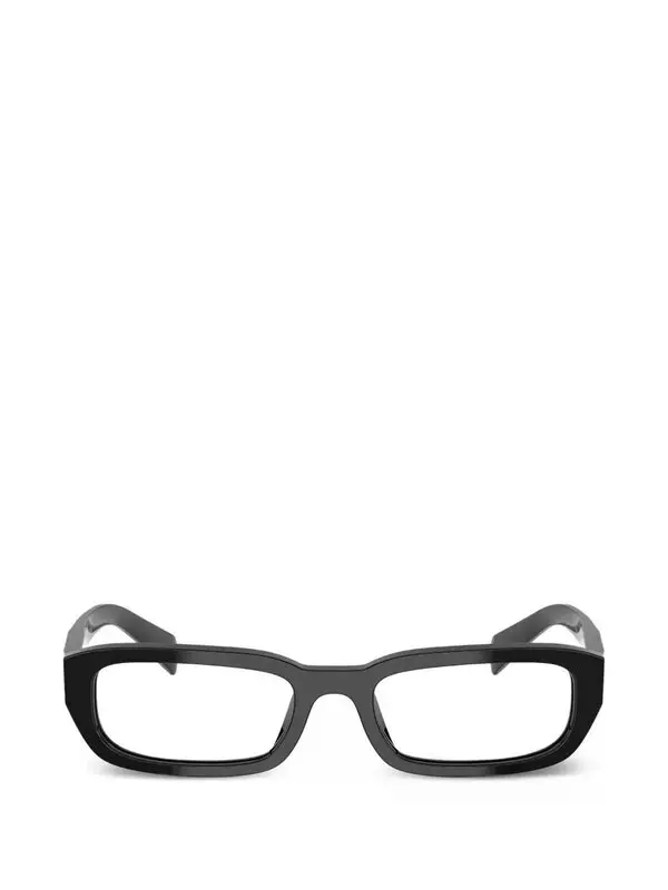 Prada Symbole Rectangle-frame Sunglasses - Black