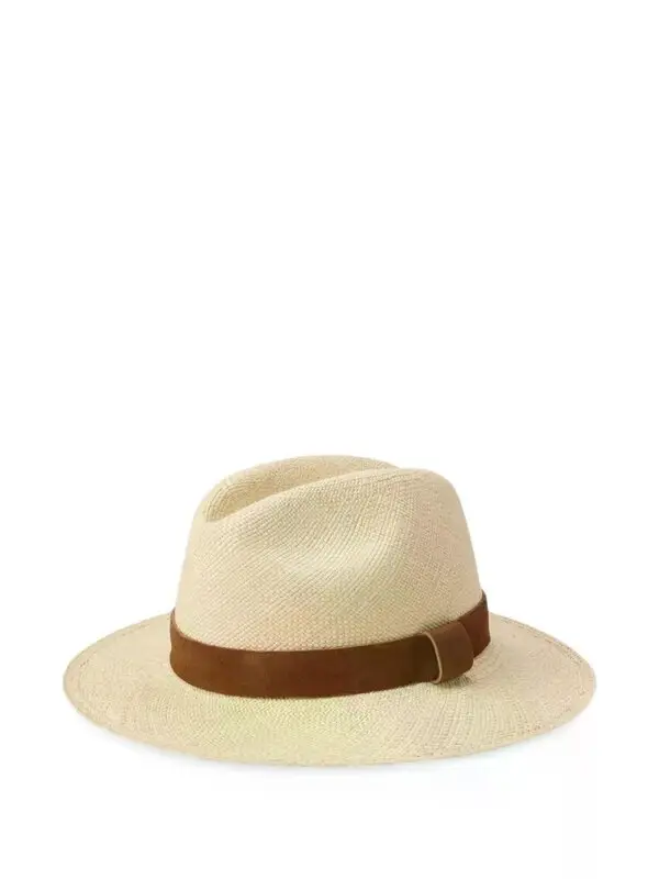 Polo Ralph Lauren Woven Fedora Hat - Neutrals