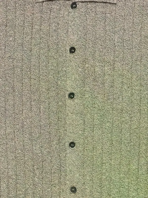 Barena Venezia Ribbed-knit Short-sleeve Shirt