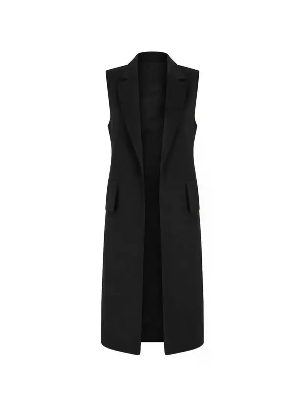 Frank Lyman Sleeveless Notched Lapel Jacket