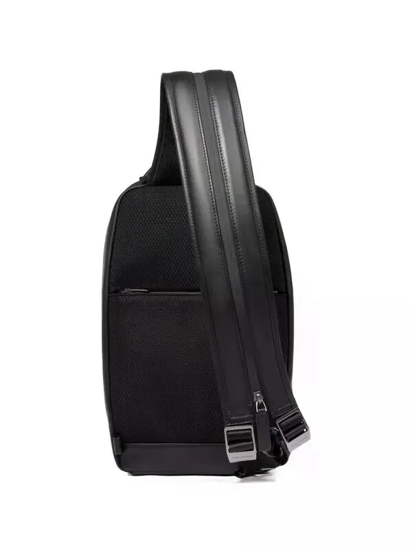 PIQUADRO Convertible Leather Backpack