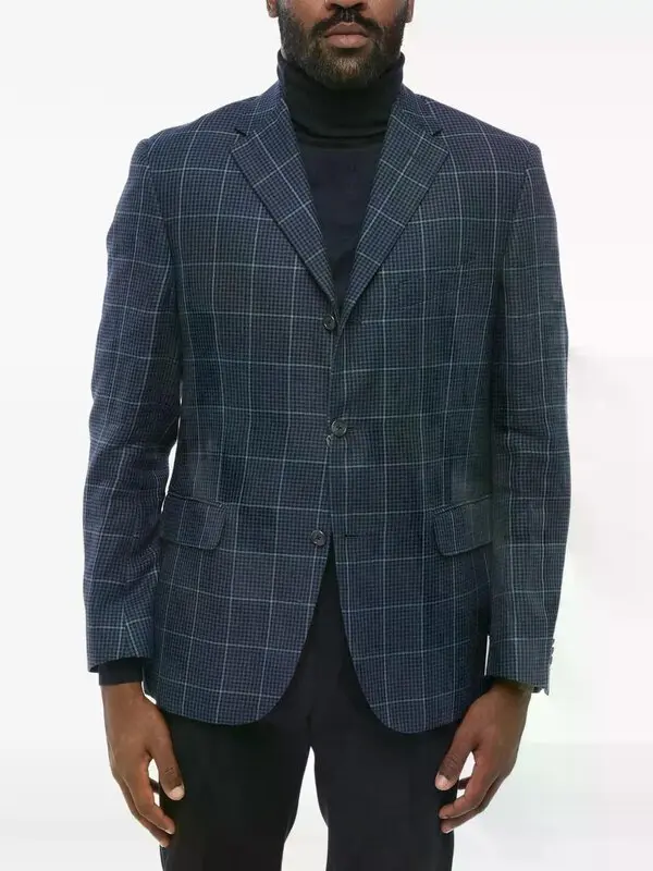 Corneliani Checked Blazer