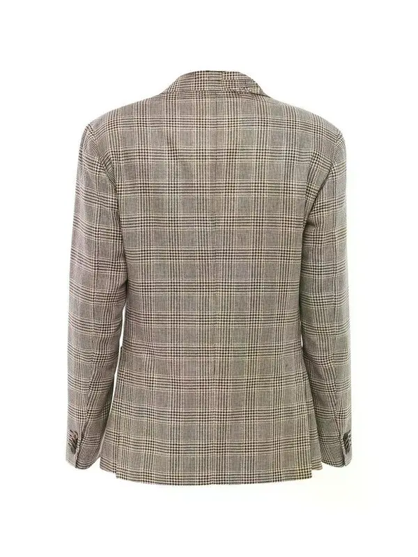 Corneliani Checked Single-breasted Blazer