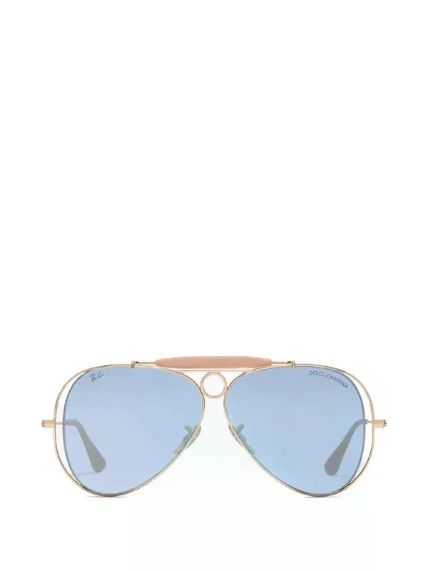 Dolce & Gabbana Aviator Sunglasses - Gold