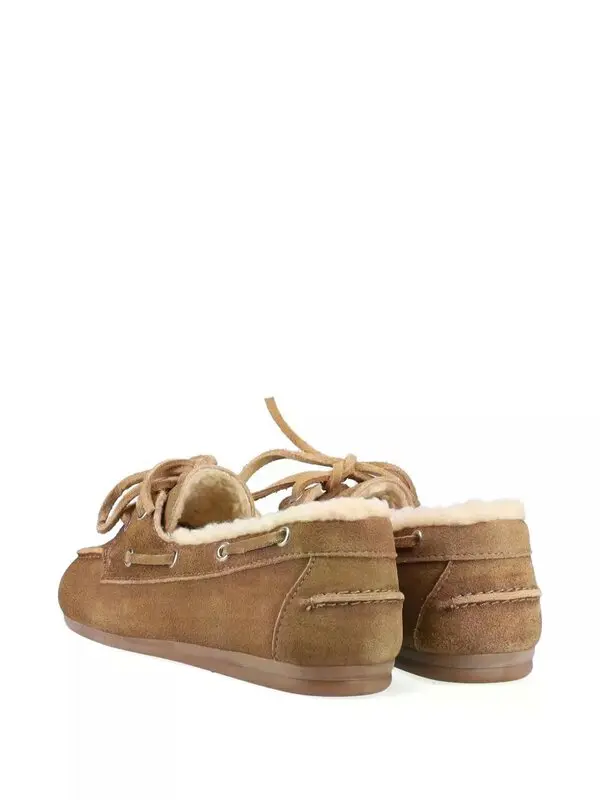 POSA Shearling-lined Boat Shoes