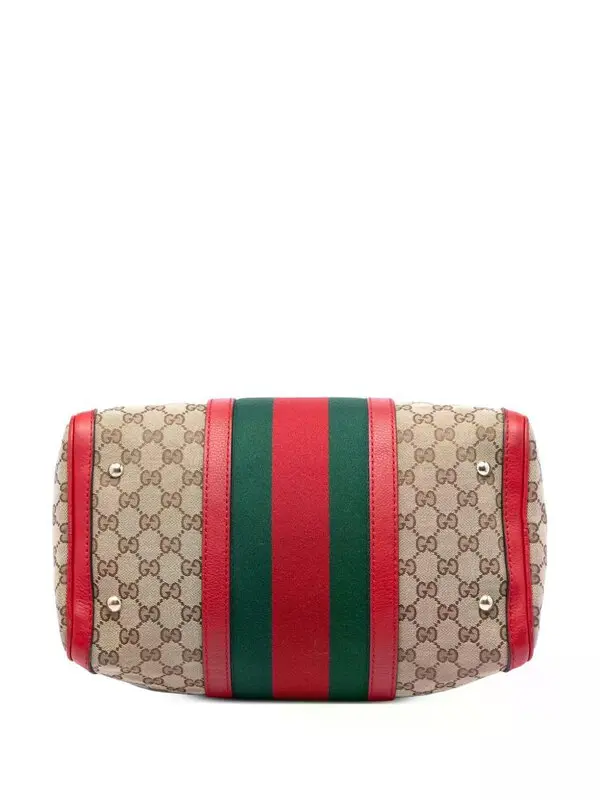 Gucci Gg Canvas Web Joy Boston Bag Satchel