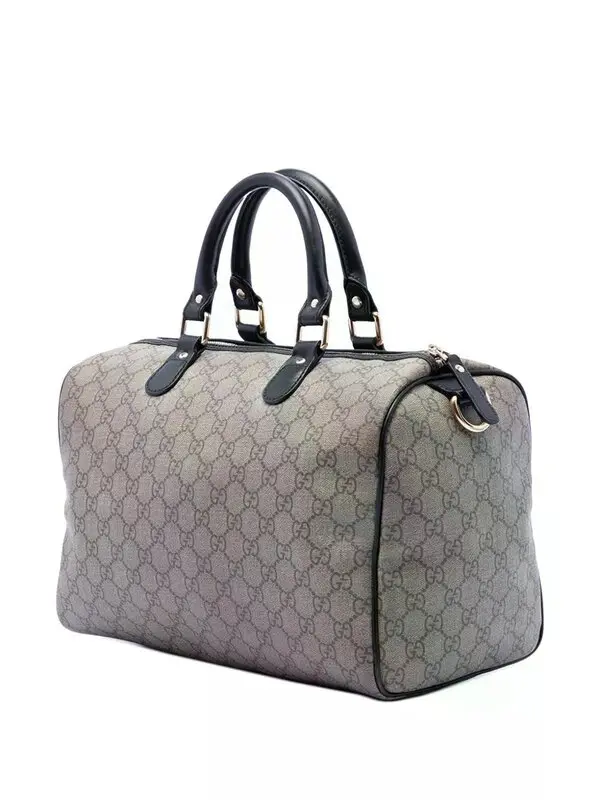 Gucci Gg Supreme Italian Flag Joy Boston Bag - Neutrals
