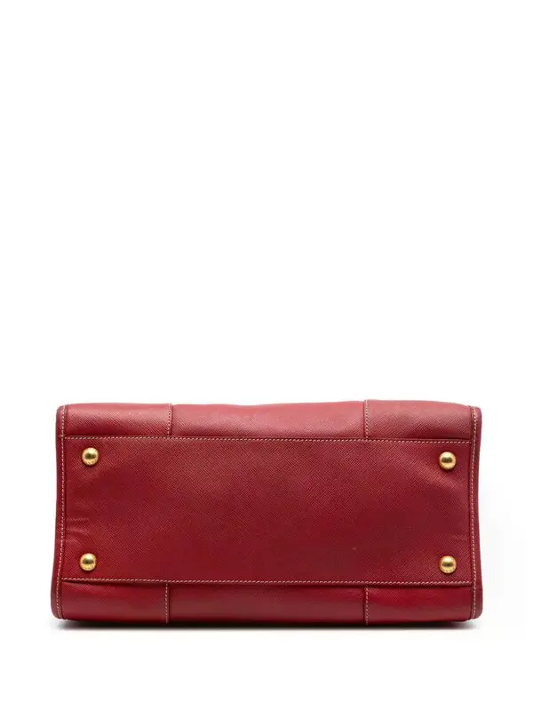 Prada Saffiano Lux Shopping Tote Satchel