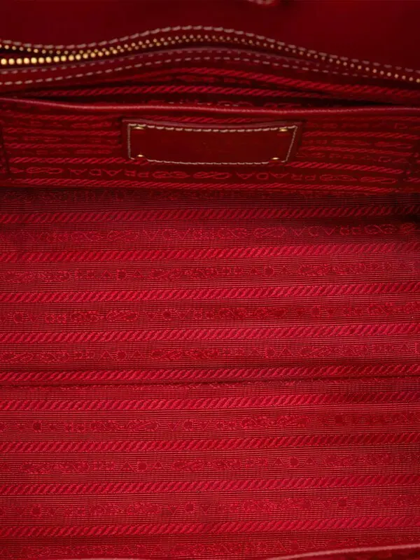 Prada Saffiano Lux Shopping Tote Satchel