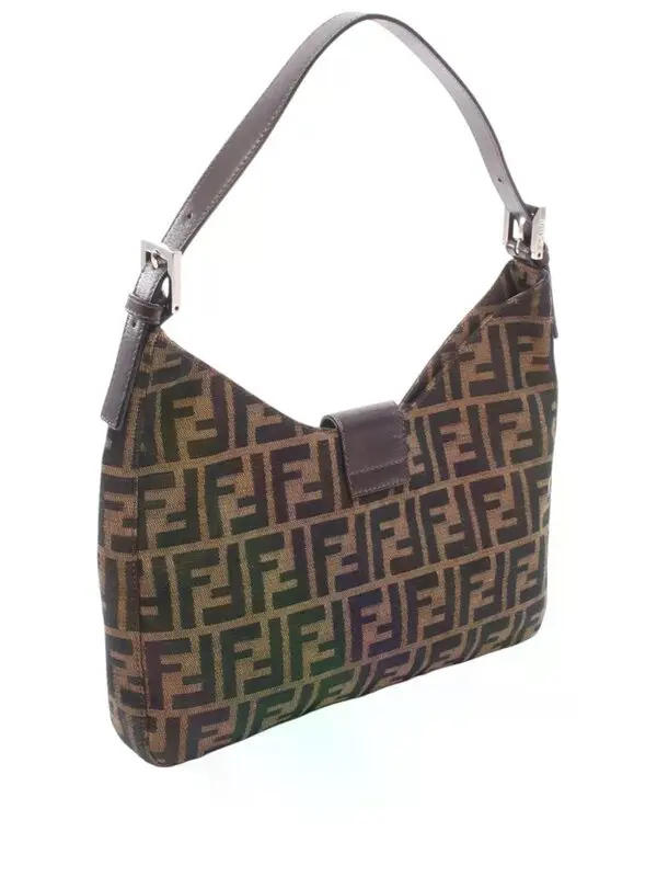 Fendi Zucca Canvas Shoulder Bag