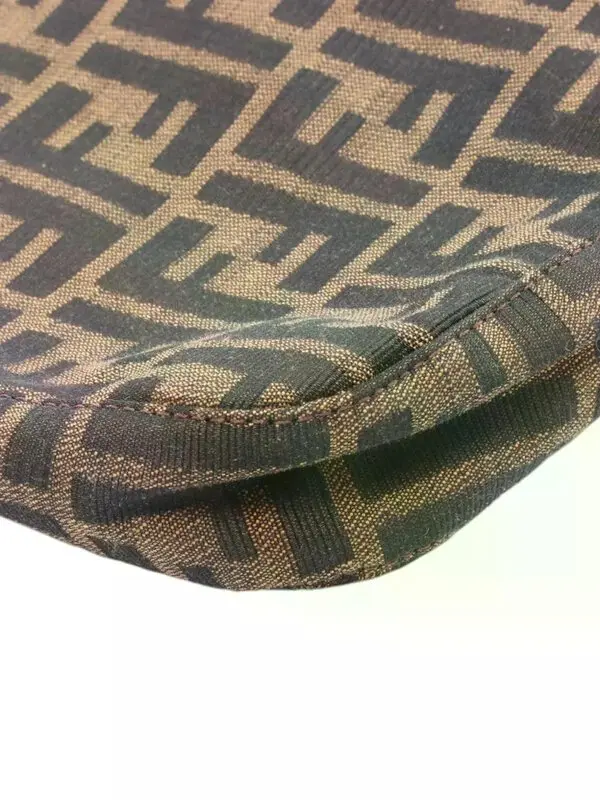 Fendi Zucca Canvas Shoulder Bag