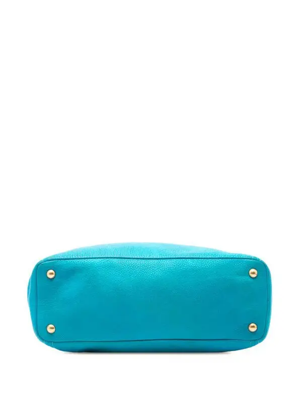 Prada Vitello Daino Convertible Tote Satchel