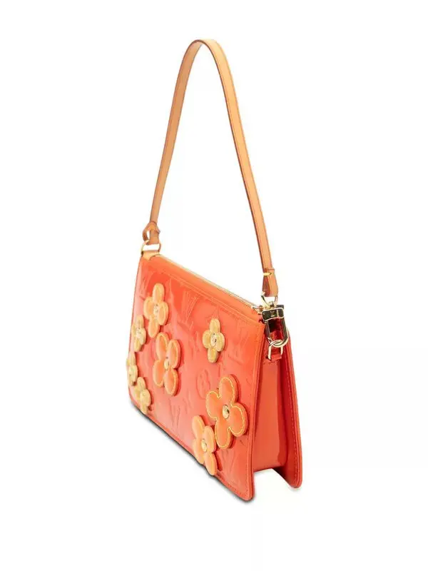 LOUIS VUITTON Monogram Vernis Fleurs Lexington Pochette Shoulder Bag