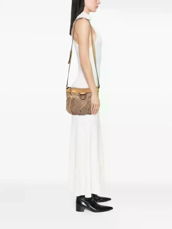 Gucci Gg Canvas Abbey D Ring Crossbody Bag