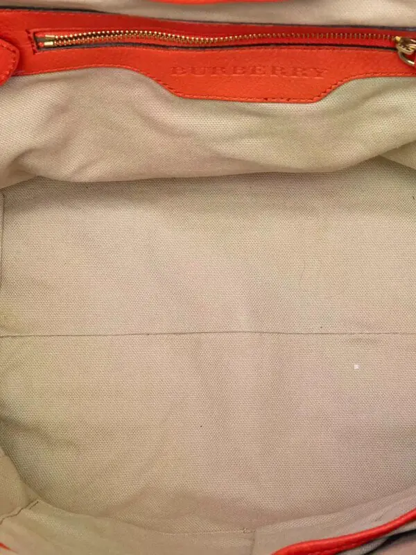 Burberry Small House Check Canvas Bridle Canterbury Tote Bag - Brown