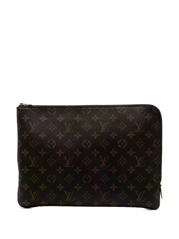 LOUIS VUITTON Monogram Etui Voyage Mm Clutch Bag - Brown