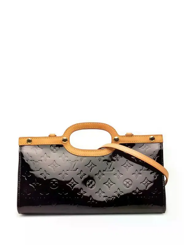 LOUIS VUITTON Monogram Vernis Roxbury Drive Satchel - Purple