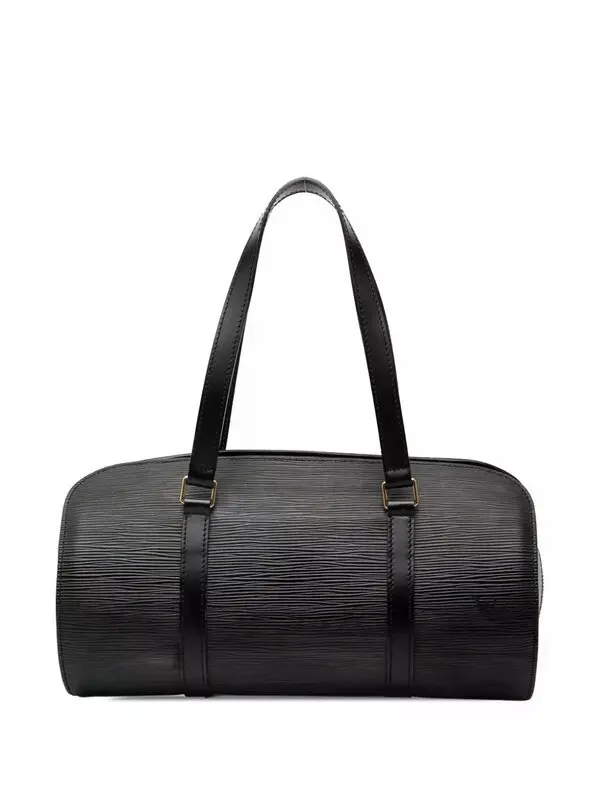 LOUIS VUITTON Epi Soufflot Handbag - Black