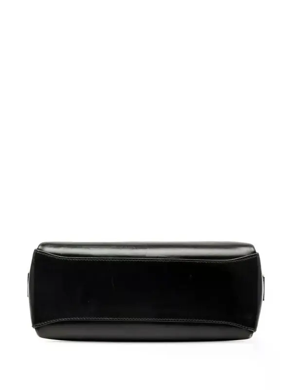 Gucci 20th Century Smooth Calfskin Bamboo Satchel