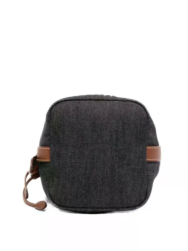 Miu Miu Denim Logo Bucket Bag