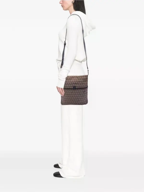 Fendi Zucchino Canvas Crossbody Bag