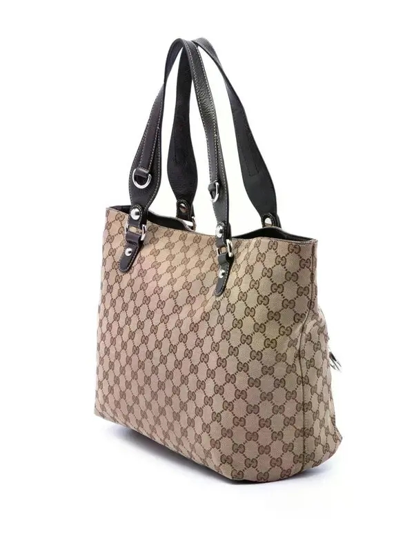 Gucci Gg Canvas Icon Bit Tote Bag