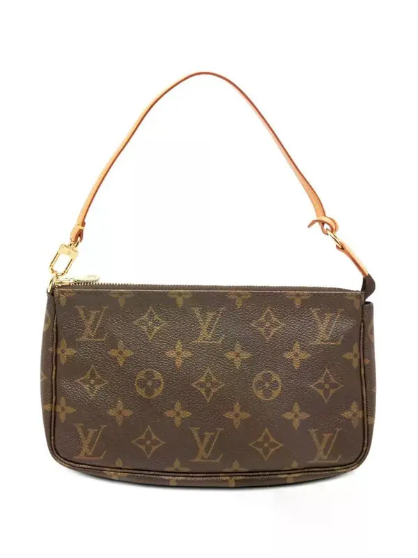 LOUIS VUITTON Monogram Pochette Accessoires Shoulder Bag - Brown