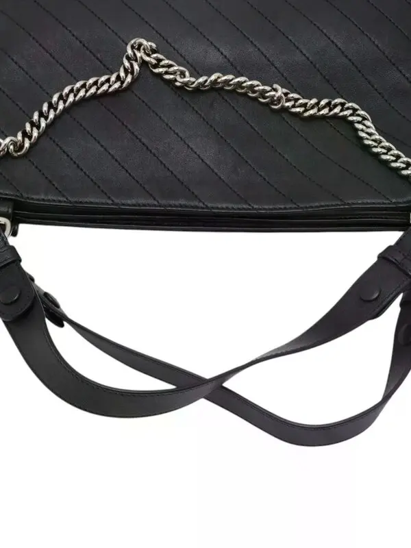 Gucci Matelassé Calfskin Tote Satchel - Black
