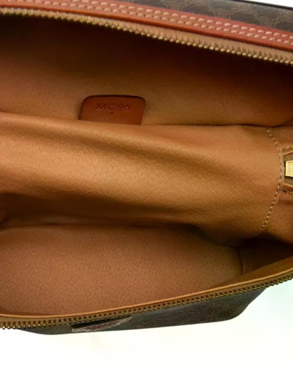Celine Macadam Coated Canvas Vanity Bag