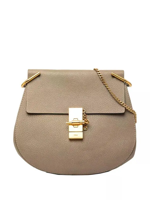 Chloé Small Grained Calfskin Drew Crossbody Bag