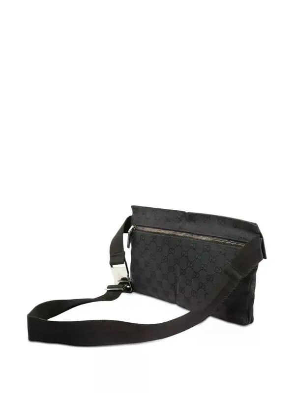 Gucci Gg Canvas Double Pocket Belt Bag