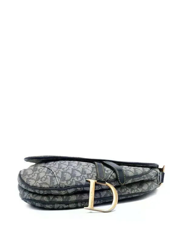 Dior Diorissimo Canvas Saddle Bag