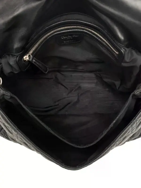 Dior 2010 Lambskin Cannage New Lock Shoulder Bag